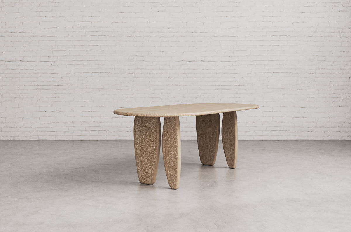 Zazu Dining Table | Louie Hewitt Designer Series | Curvaceous Solid ...